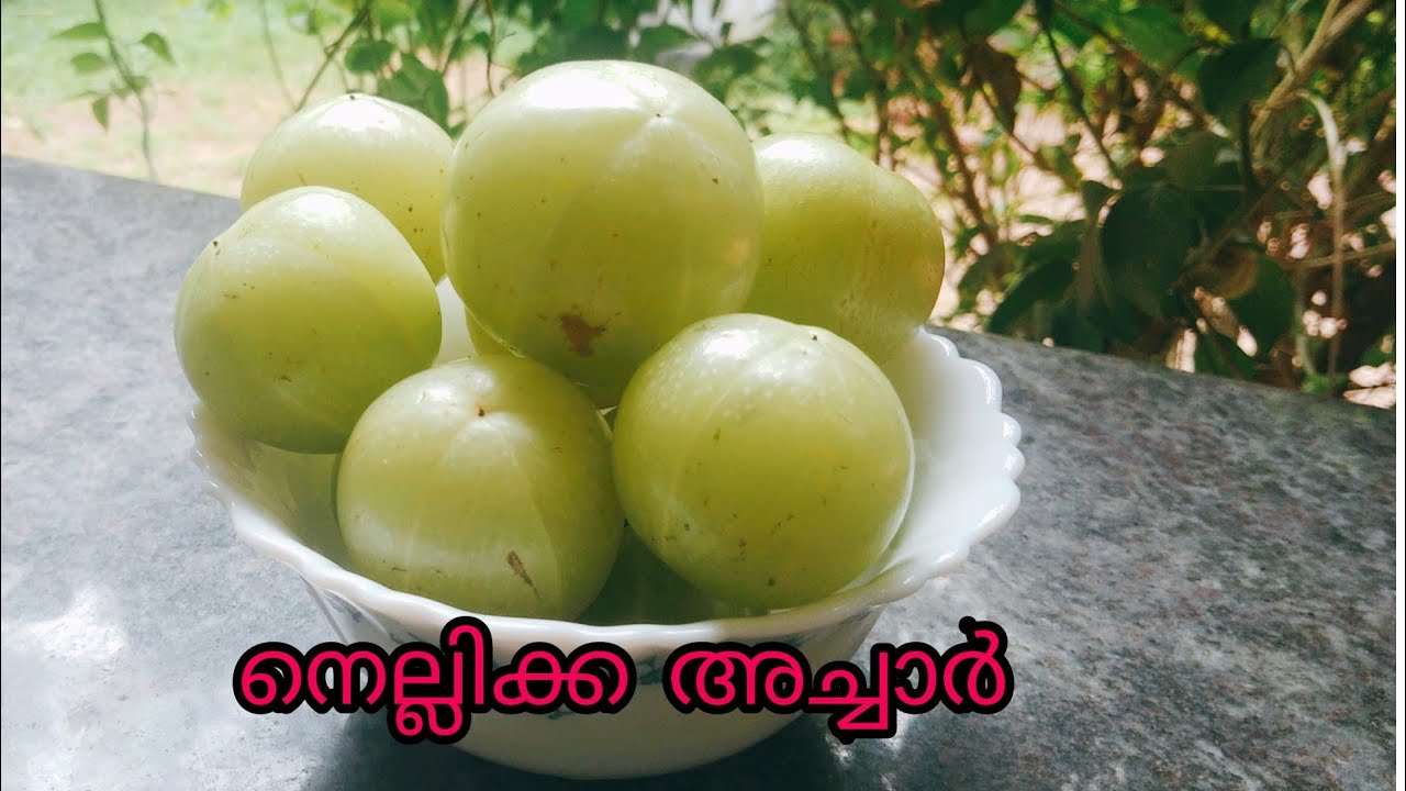 നെല്ലിക്ക അച്ചാർ /Nellikka Achar/Gooseberry Pickle/Indian pickle recipe ...