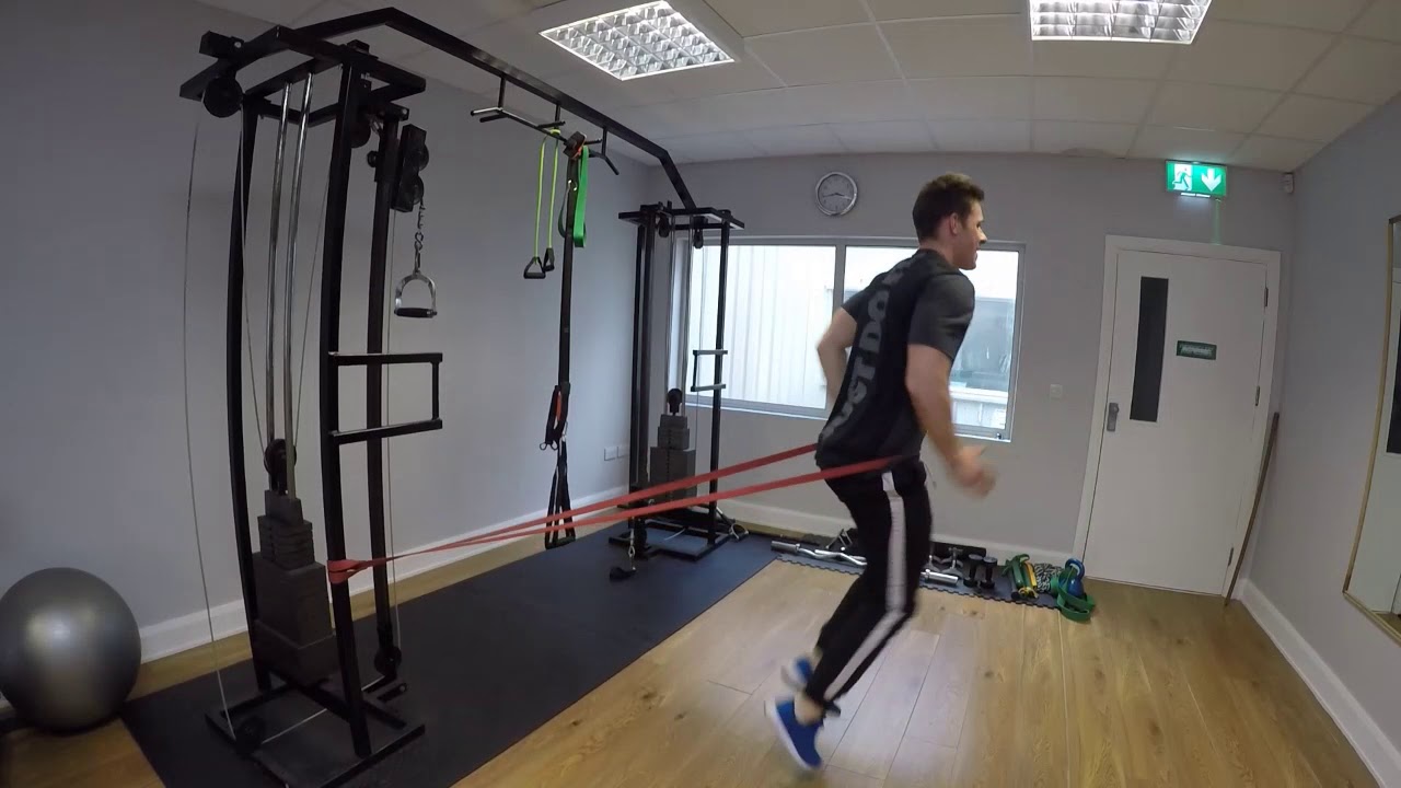 Knee Drives with Resistance Bands | Body By Finn Fitness - YouTube