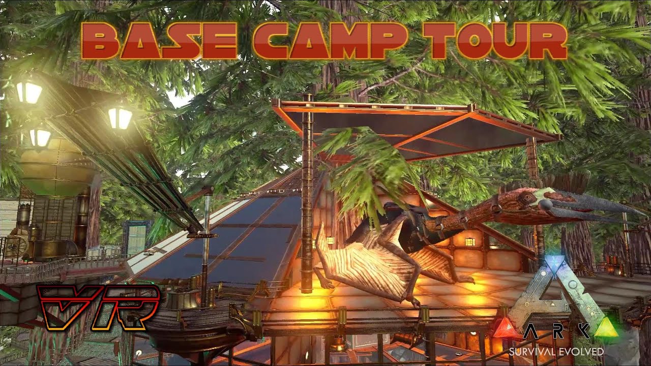 BASE CAMP TOUR - ARK: Survival Evolved - YouTube
