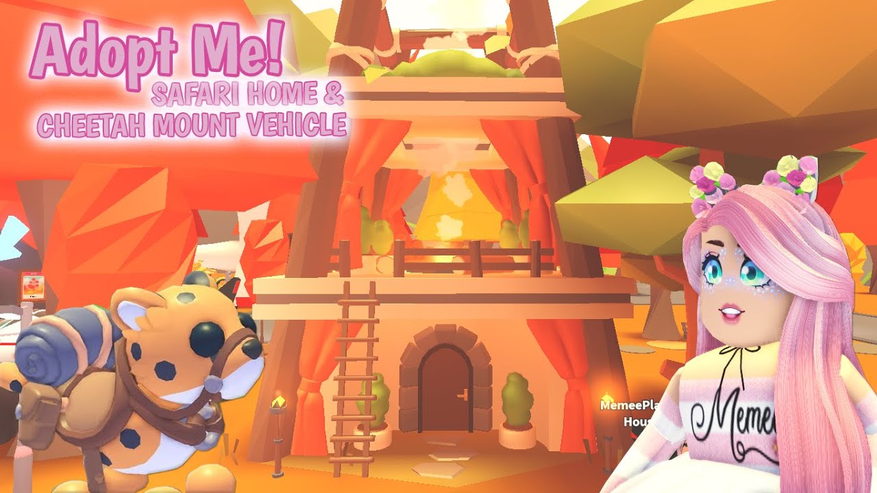Adopt Me Safari House & Cheetah vehicle Roblox! #AdoptMe #AdoptMeUpdate ...