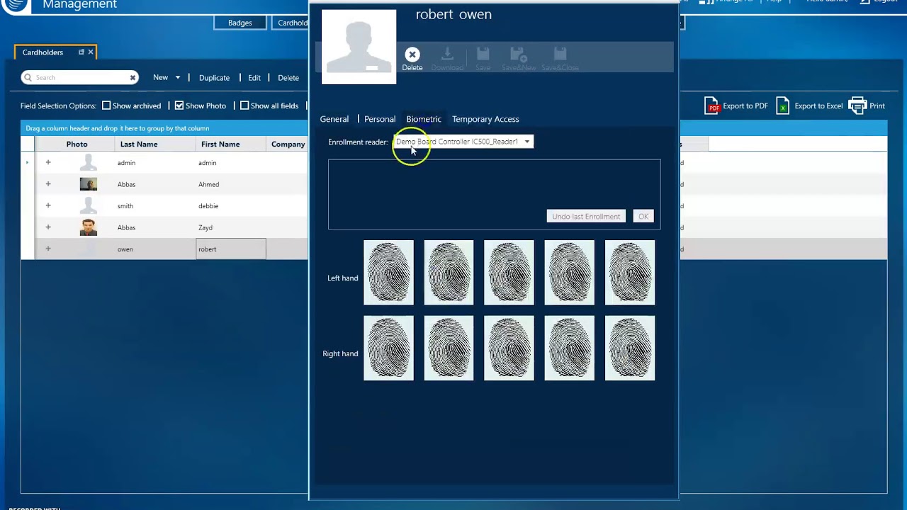 GuardPoint10 using Suprema BioEntry 2 - YouTube