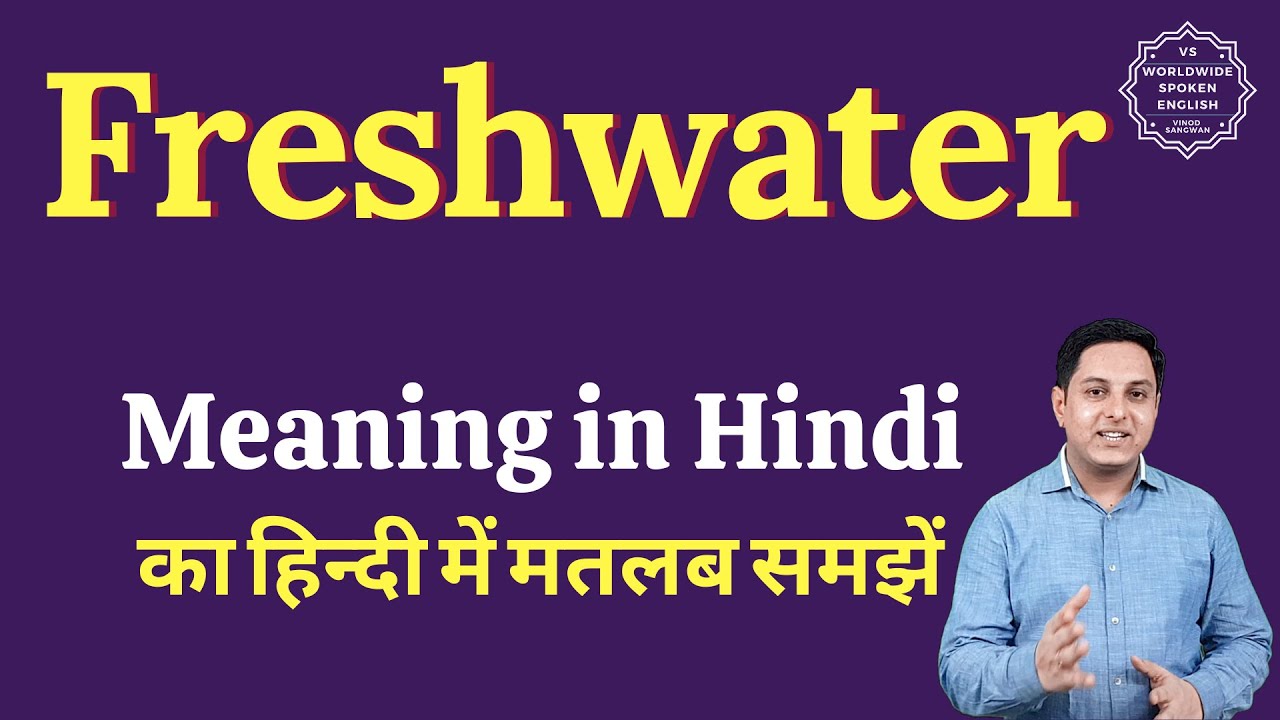 Freshwater meaning in Hindi | Freshwater ka matlab kya hota hai - YouTube