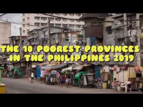 TOP 10 POOREST PROVINCES IN THE PHILIPPINES 2019 - YouTube