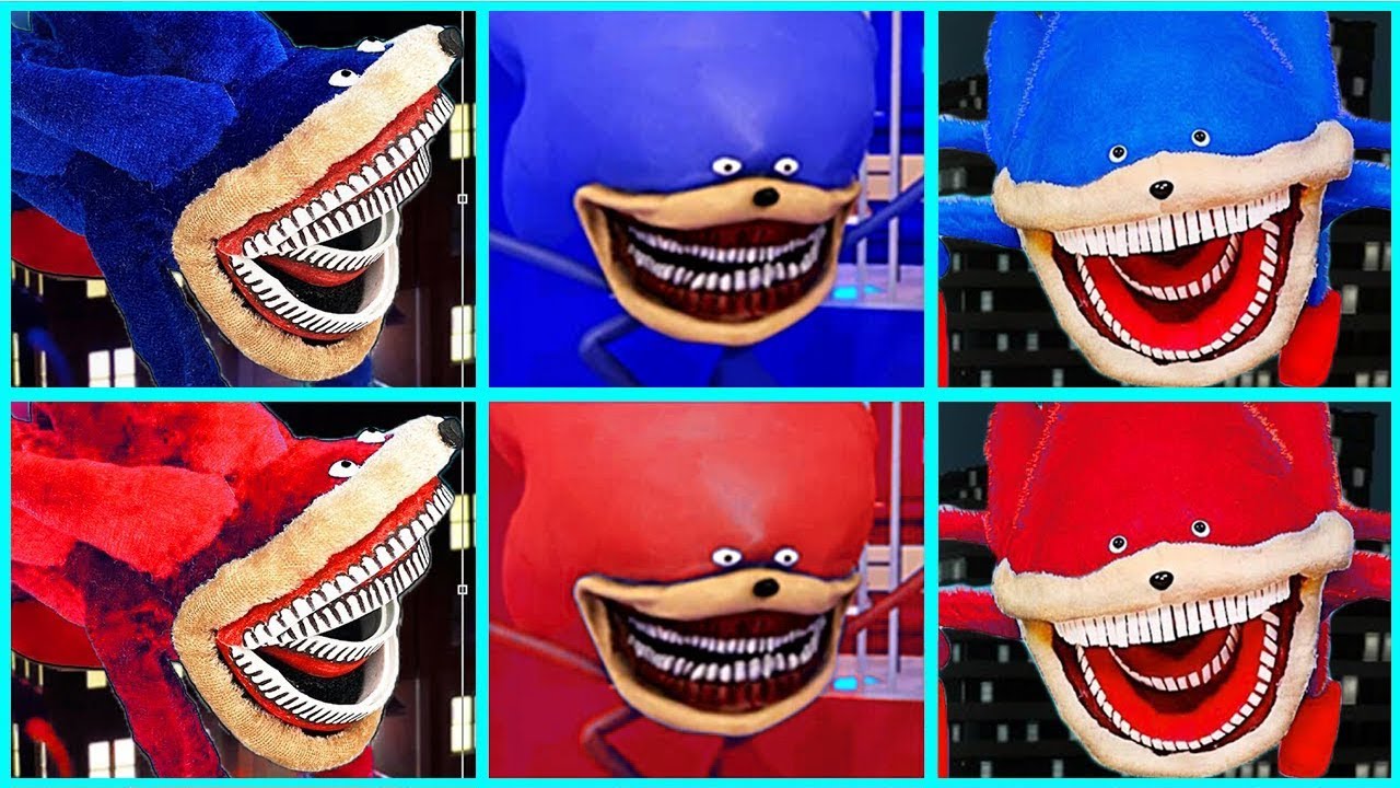 Sonic The Hedgehog Movie RED SHIN THE SONIC TAPES vs SHIN THE SONIC ...