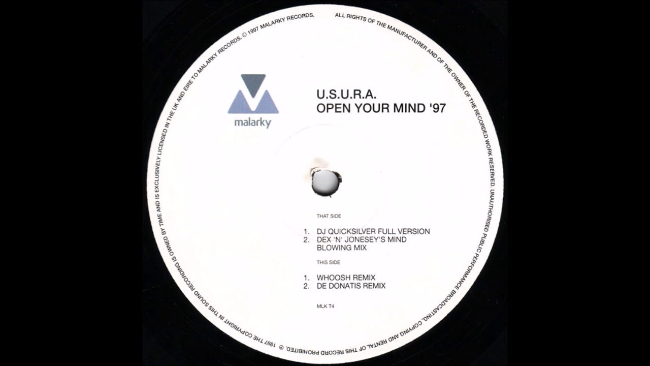 U.S.U.R.A. - Open Your Mind '97 (Woosh Remix) (1997) - YouTube