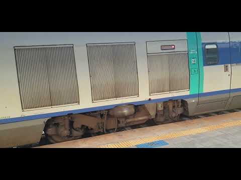 KTX 구형전동열차 한국고속철도 100000호대 전동차 (1차분) 038호기 서울행 고속열차가 아침 07시10분 이후로 ...