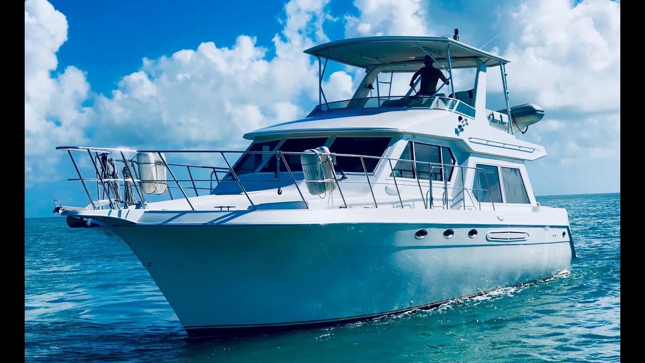 2003 48 Navigator 4800 Offshore Motor Yacht - 2 Stateroom Walk Through ...