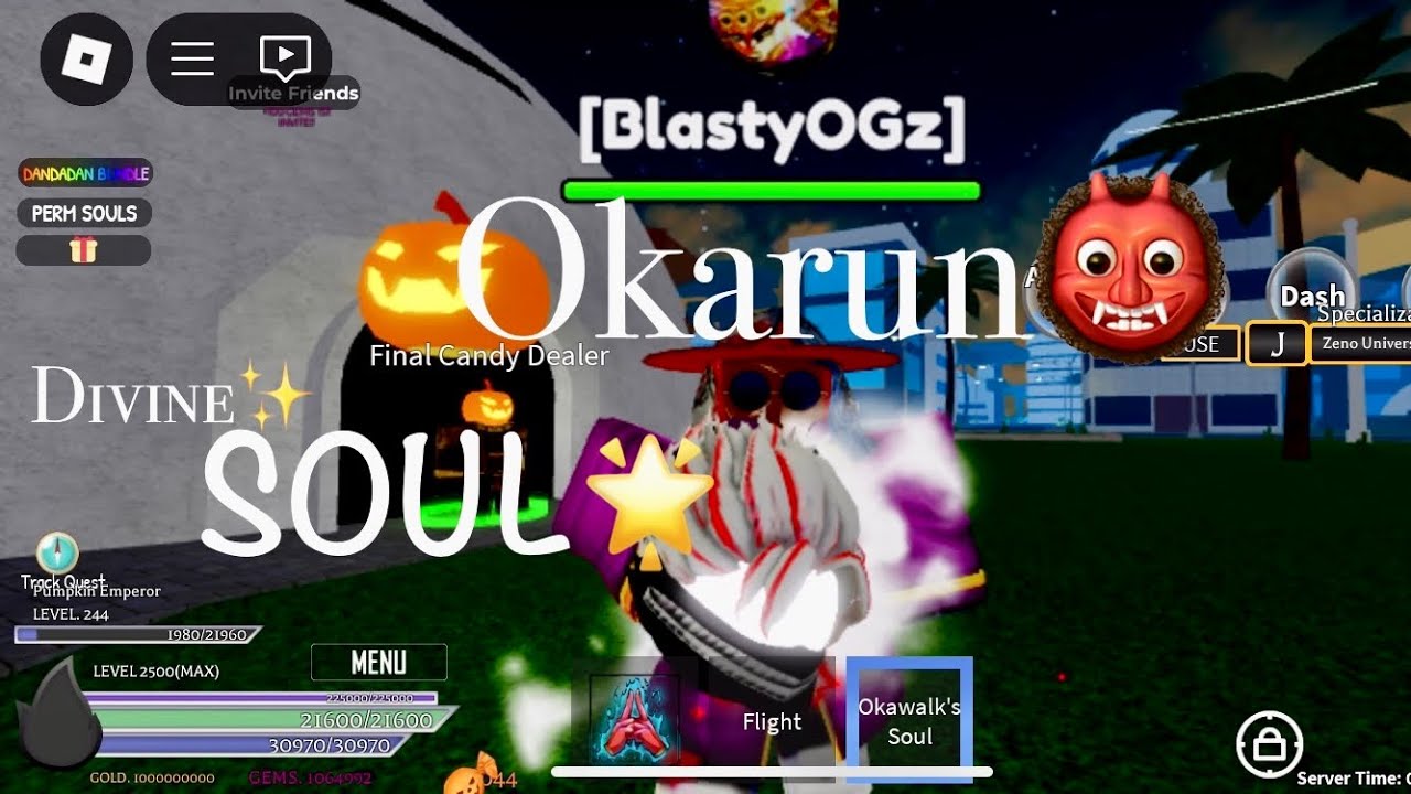 Okarun ‘Limited Edition’ Divine Soul fully awakened 👹(HALLOWEEN EVENT ...