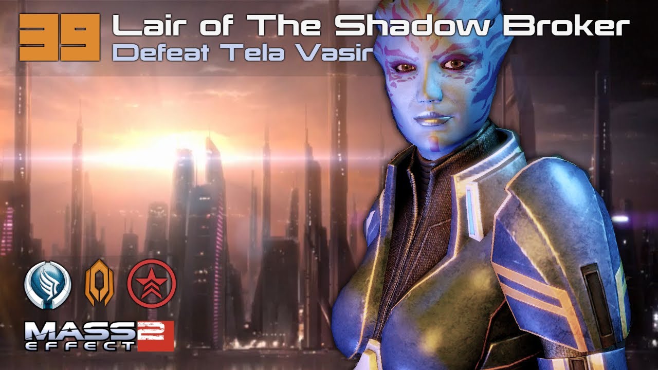 Lair of the Shadow Broker: Tela Vasir Car Chase & Fight | Mass Effect 2 ...