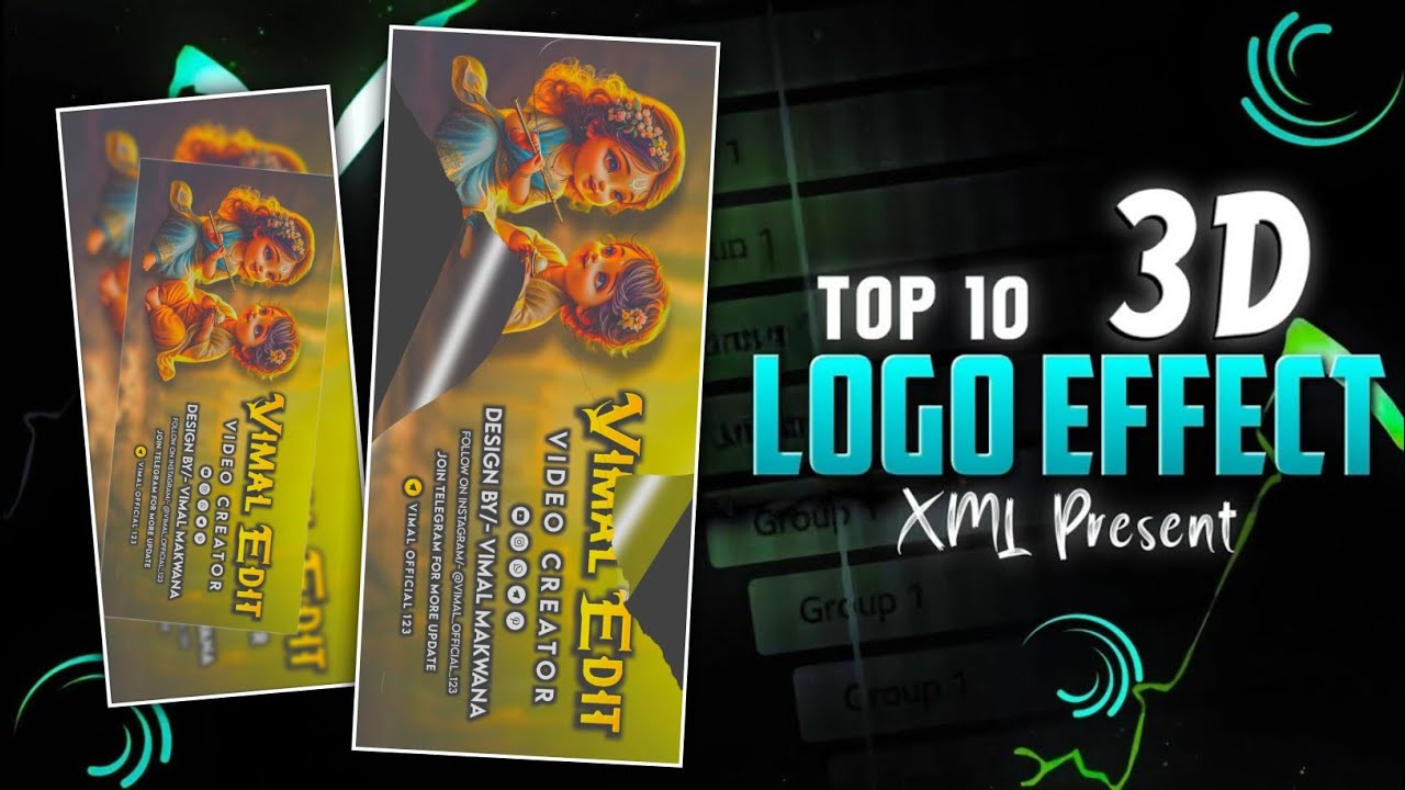 🤩 Full Screen Logo Effect Animation Alight Motion‼️Logo Me Effect Kaise ...