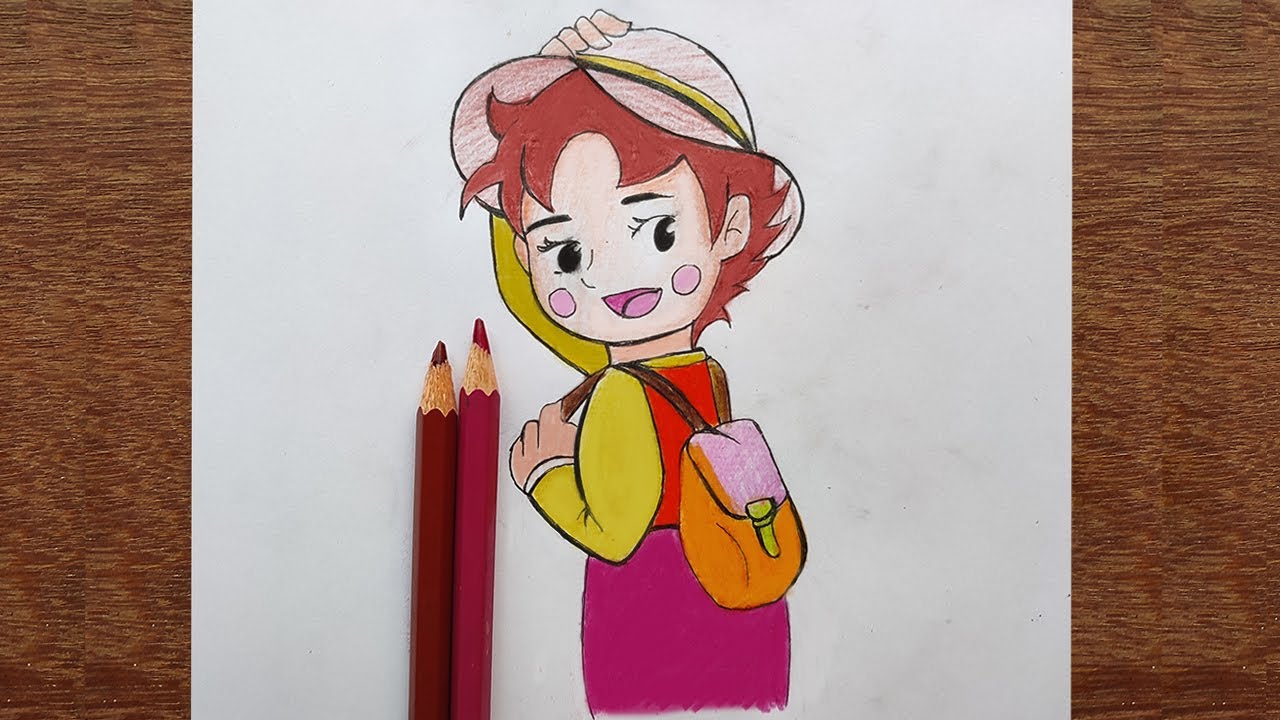 How to Learn Easy Draw Heidi Step by Step - YouTube