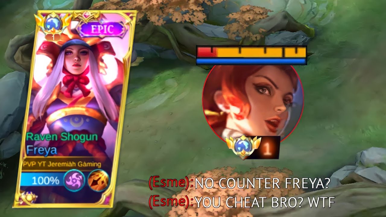 HOW TO WIN IF ENEMY COUNTER YOUR HERO? ( TRY THIS COUNTER BUILD ) FREYA ...