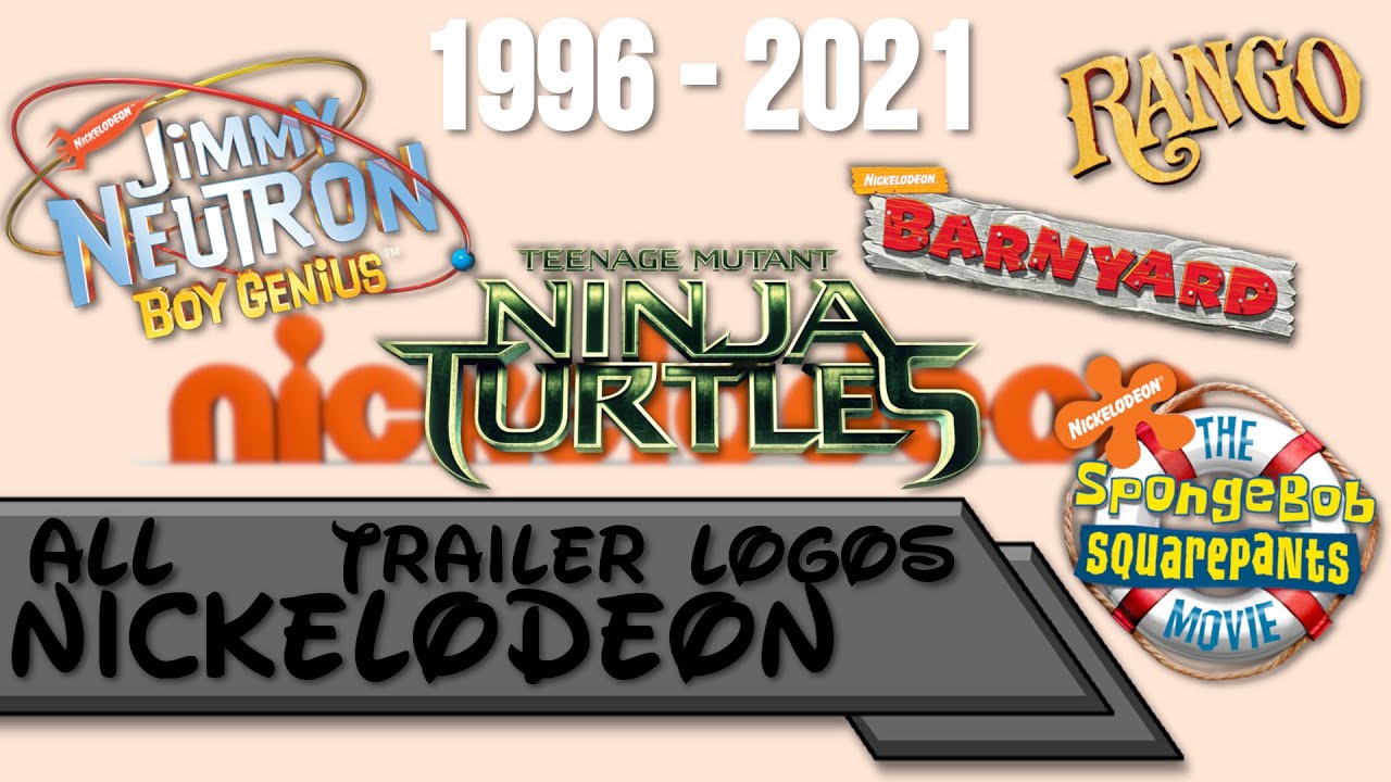 All Nickelodeon Trailer Logos (1996-2021) - YouTube