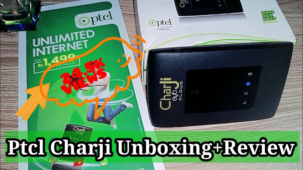 Ptcl Charji Cloud Evo Unboxing +Review + Unlimited Package Details # ...