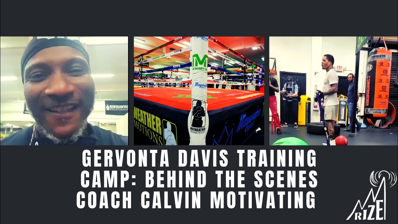 Gervonta Davis Training Camp: Behind The Scenes/Coach Calvin Motivating ...