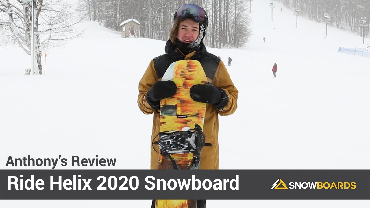 Anthony's Review-Ride Helix Snowboard 2020-Snowboards.com - YouTube