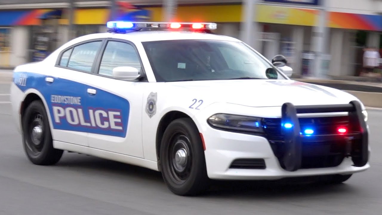 Eddystone Police Department 23-22 Responding - YouTube