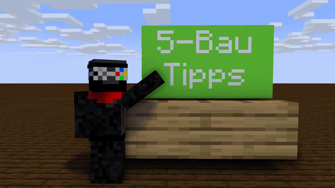 5 Bau Tipps für Minecraft [DE] - YouTube