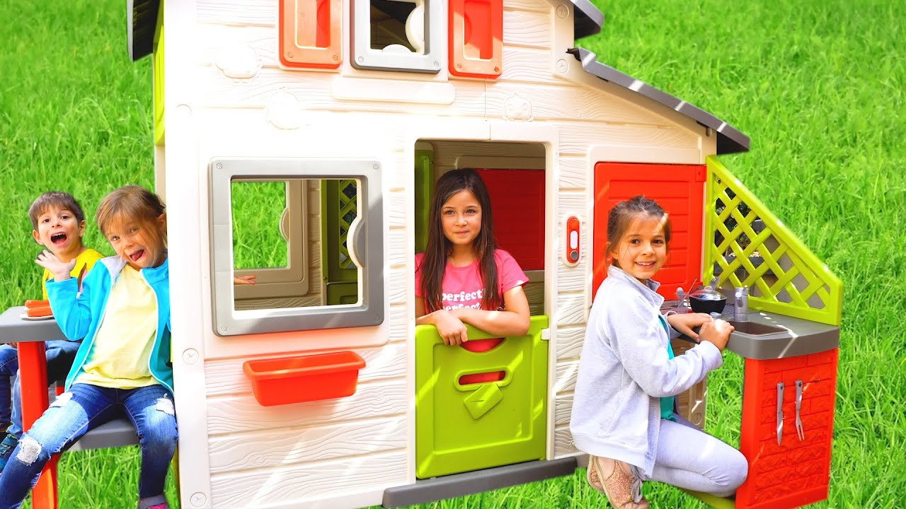 Kids Build Toy House I KLS Nursery Rhymes & Kids Songs - YouTube