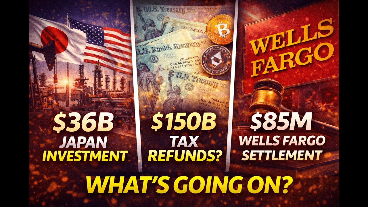 Japan Invests $36B in US Projects, $150B Tax Refund Wave & Wells Fargo ...