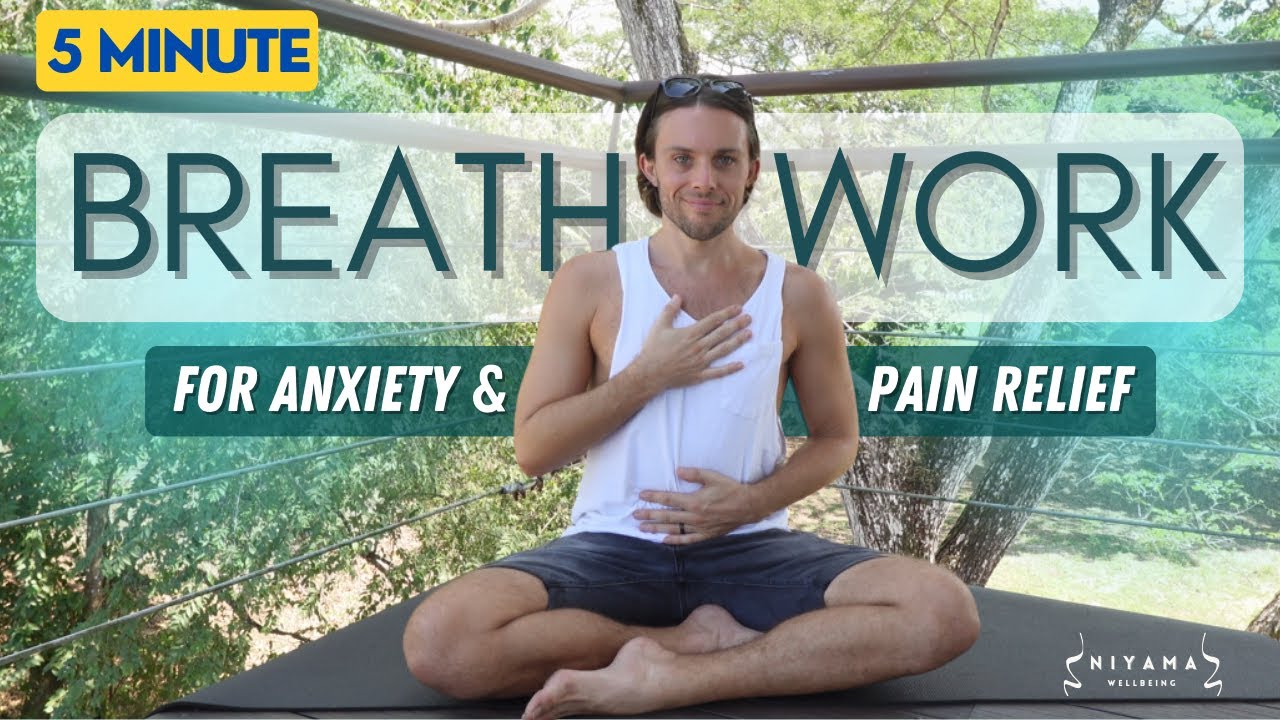 Breathwork For Anxiety & Pain Relief | 2 In Breaths & 1 Out Breath ...
