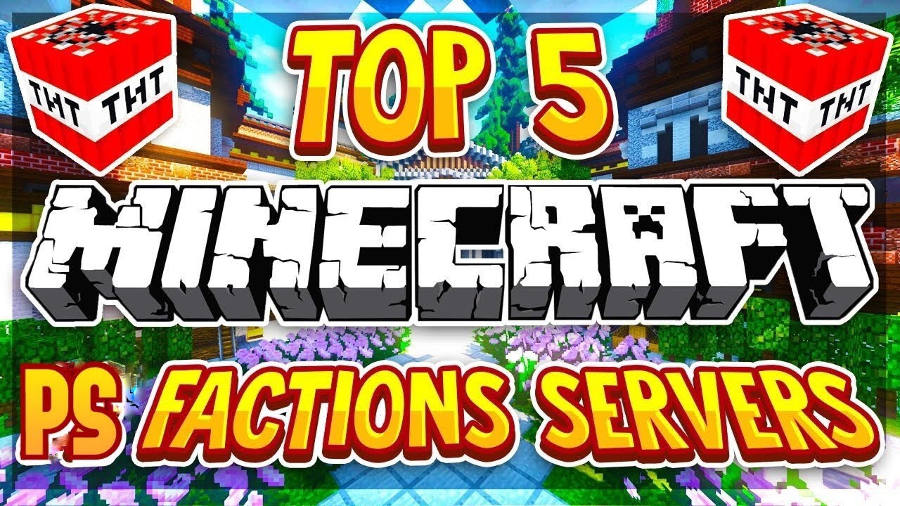 TOP 5 BEST MINECRAFT FACTIONS SERVERS - MINECRAFT PS4 BEDROCK - YouTube