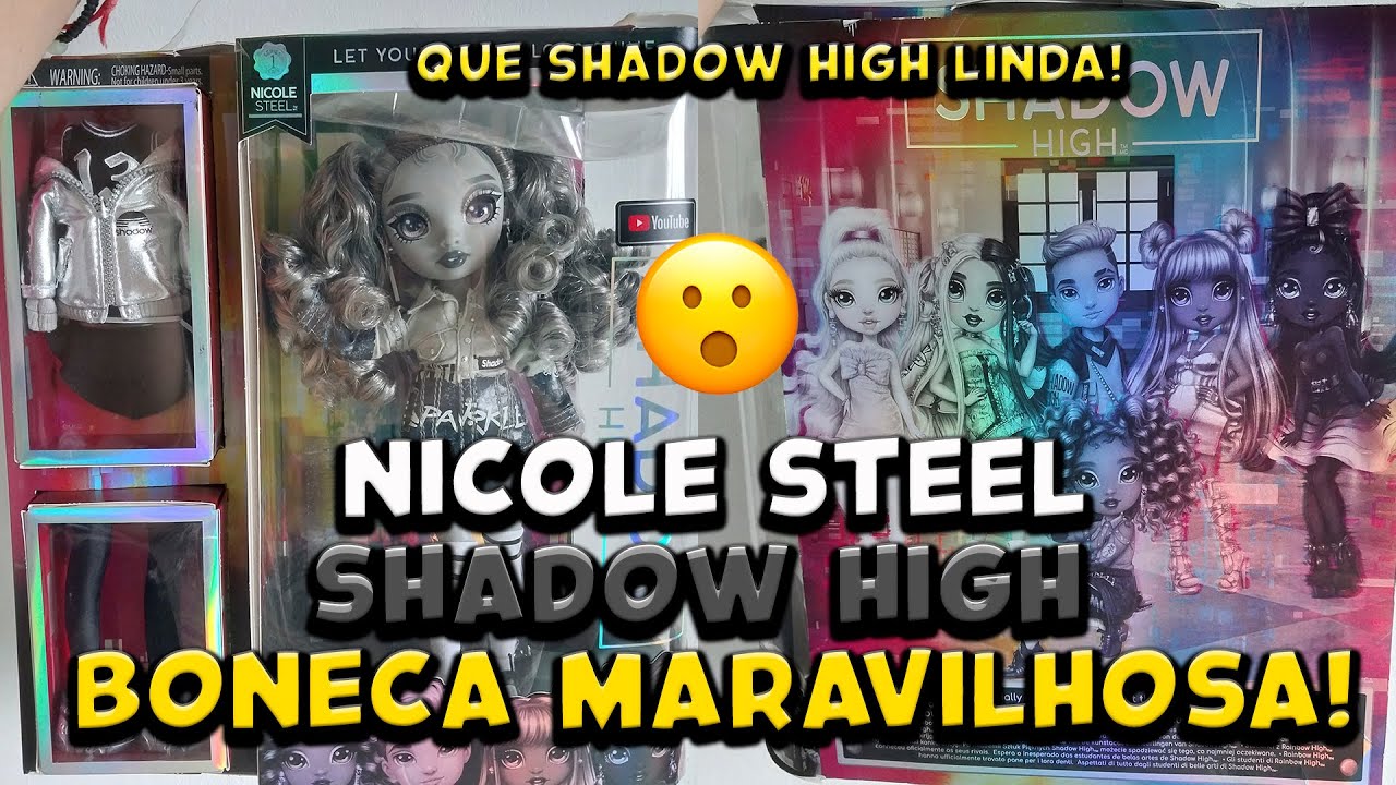 UNBOXING SHADOW HIGH NICOLE STEEL *que shadow high incrível* - YouTube