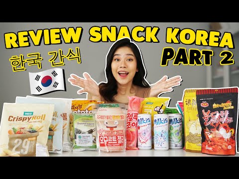 TRYING SNACKS FROM KOREAN! Part 2