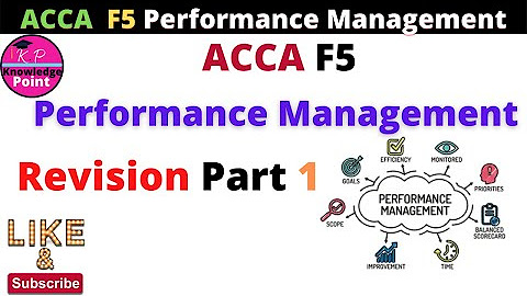 ACCA F5 - Performance Management - YouTube