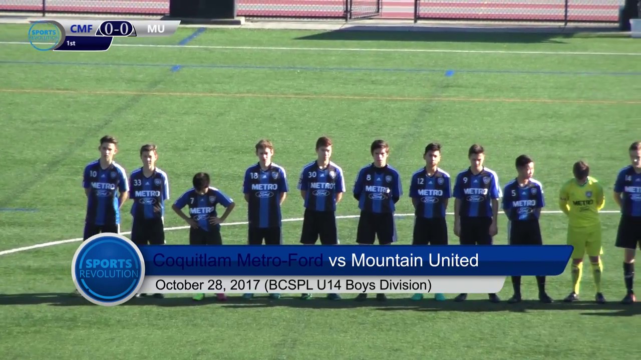 Coquitlam Metro Ford vs Mountain FC (BCSPL U14 Boys Division) - Oct 28 ...