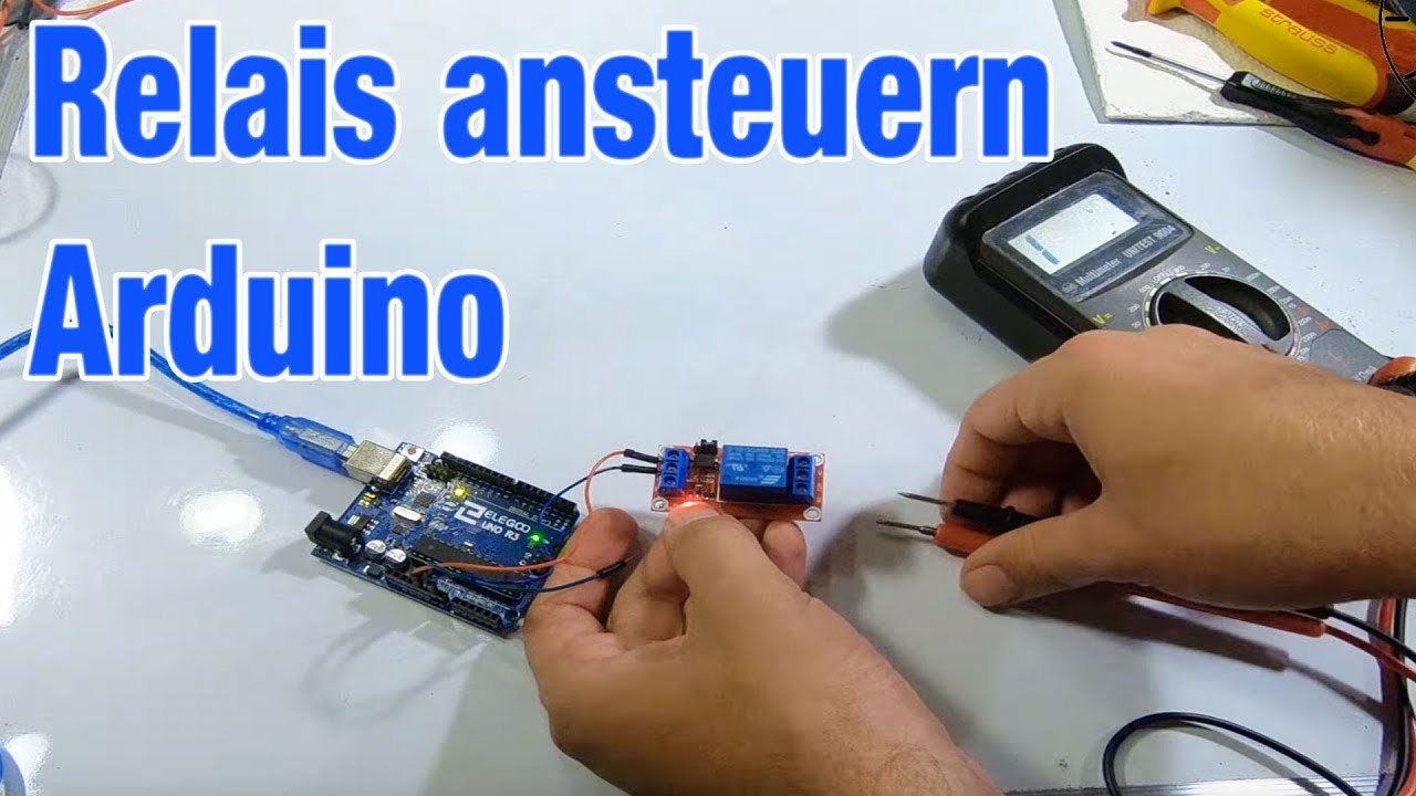 Türe 5 - Relais richtig ansteuern Arduino 1 way relais - YouTube
