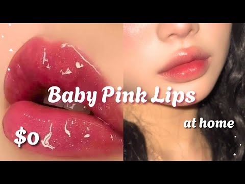 How to Get Baby Pink Lips at Home Naturally | Dark Lip Fix for Free 💋 ...