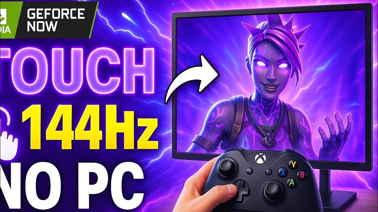 EX GEFORCE NOW TOUCH ON PC 144hz - Fortnite Highlights - YouTube