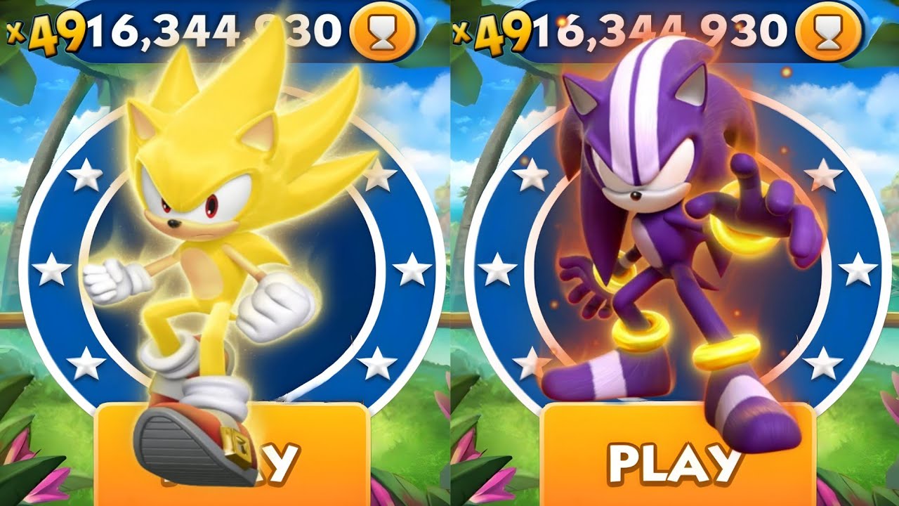 Sonic Dash - Super Sonic VS Darkspine _ Movie Sonic vs All Bosses Zazz Eggman - YouTube