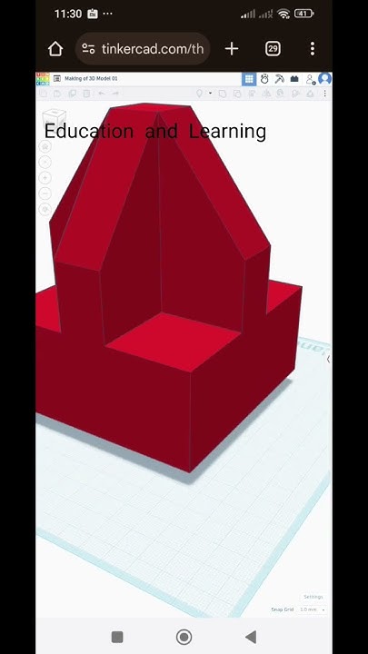 3D Modeling by using Tinkercad 03 #3d #tinkersketch #tinkercad # ...