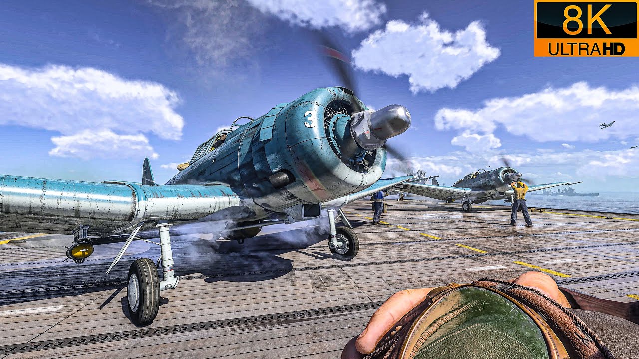 Battle of Midway 1942 (Douglas SBD Dauntless Dive-Bombers) Call of Duty ...