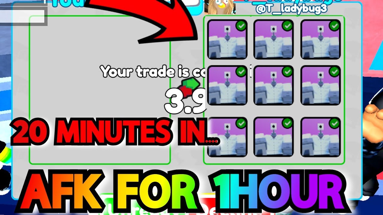 🚽AFK ACCEPTING TRADES?! I WENT AFK FOR 1 HOUR AND GOT ??? TRADES IN ...