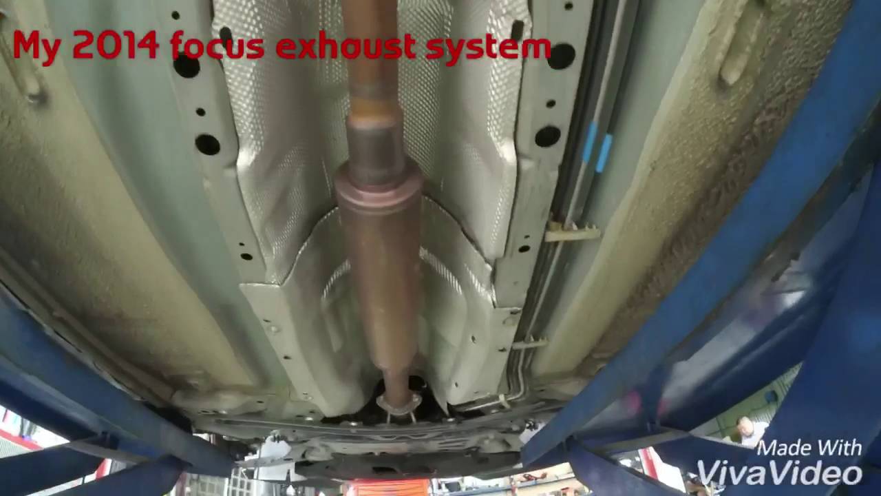 My 2014 Ford Focus exhaust system - YouTube