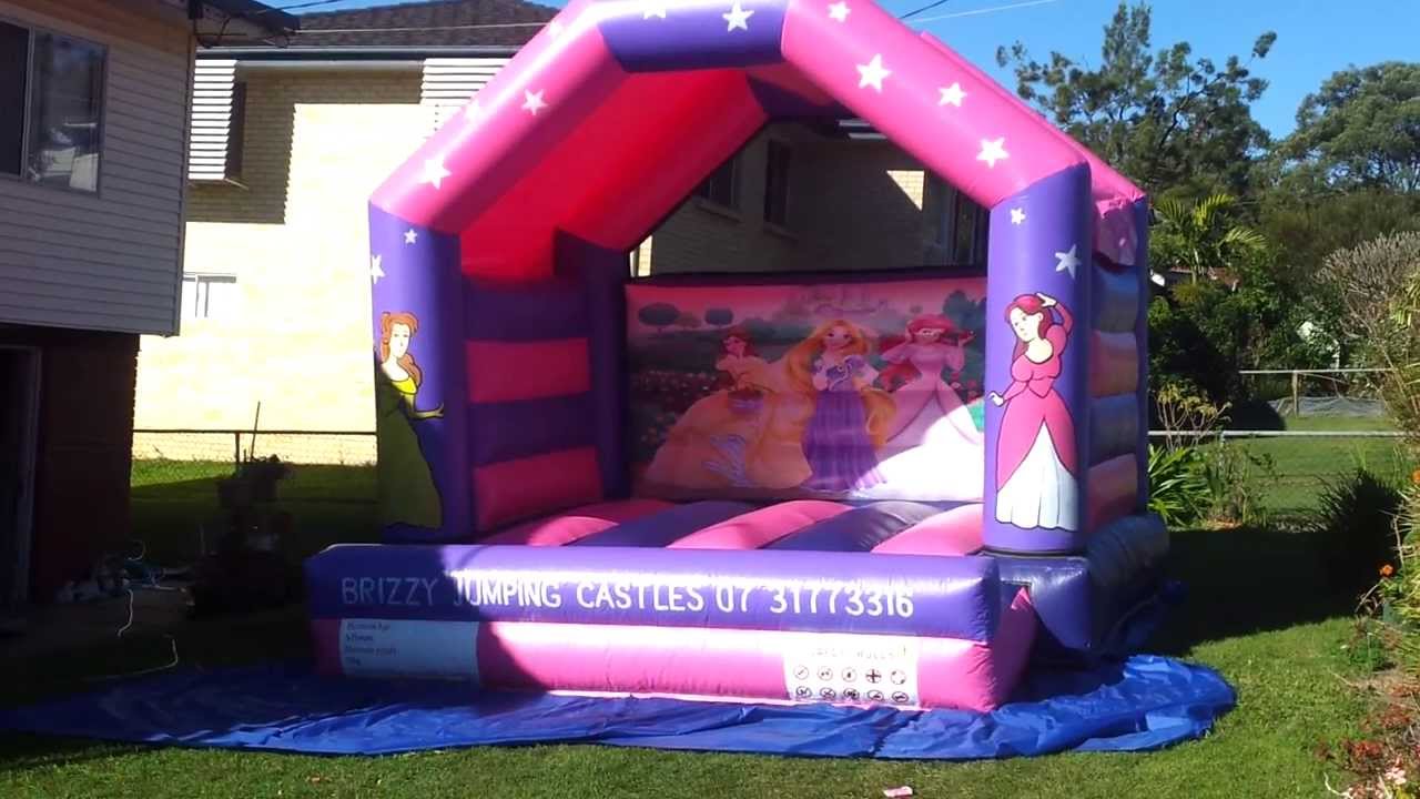 Princess Jumping Castle Features - YouTube