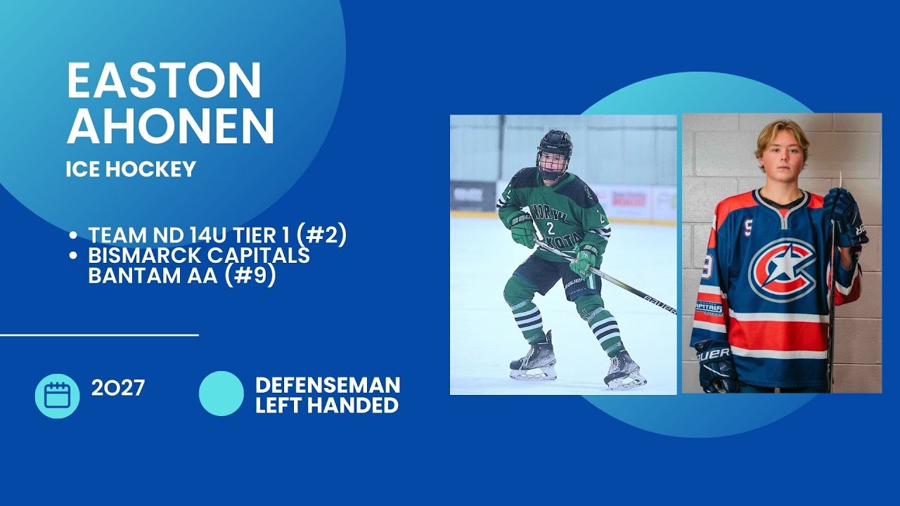 Easton Ahonen Hockey Highlights 2023 - YouTube
