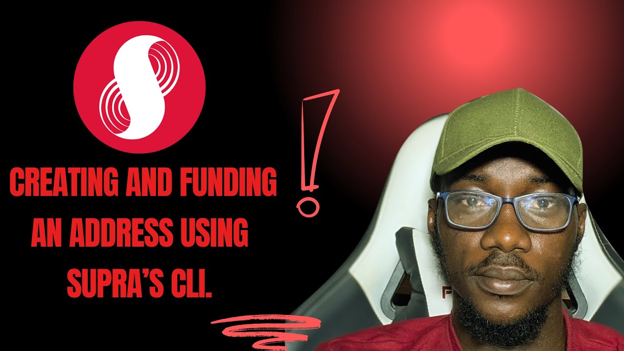 Creating and funding an address using Supra’s CLI. - YouTube