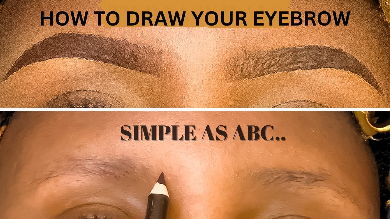 How To: Draw Eyebrow Perfectly For Beginners | Easy Eyebrows Tutorial ...