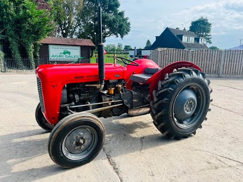 MASSEY FERGUSON DIESEL TRACTOR C/W 3 CYLINDER ENGINE - YouTube