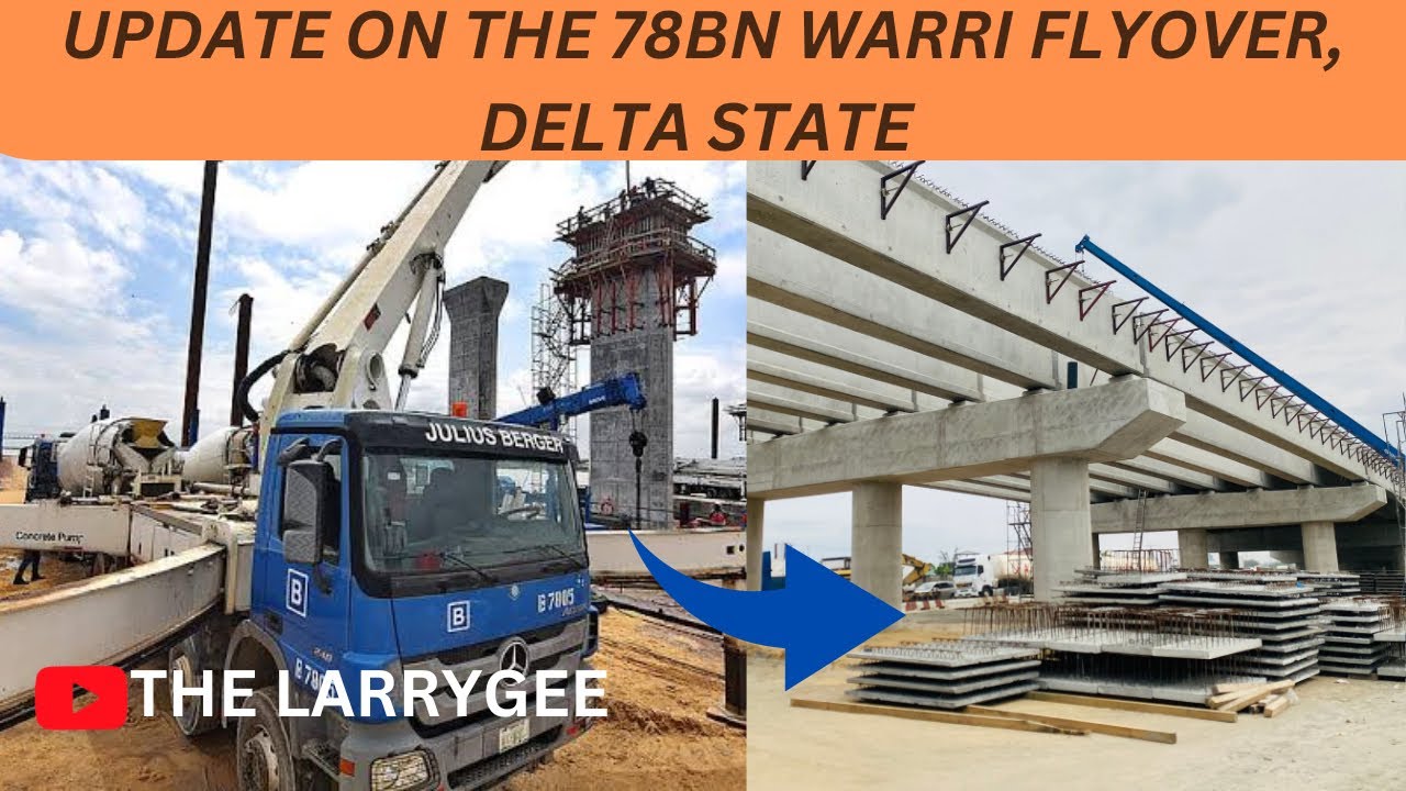 WARRI FLYOVER UPDATE; flyover construction at Pti junction is near ...