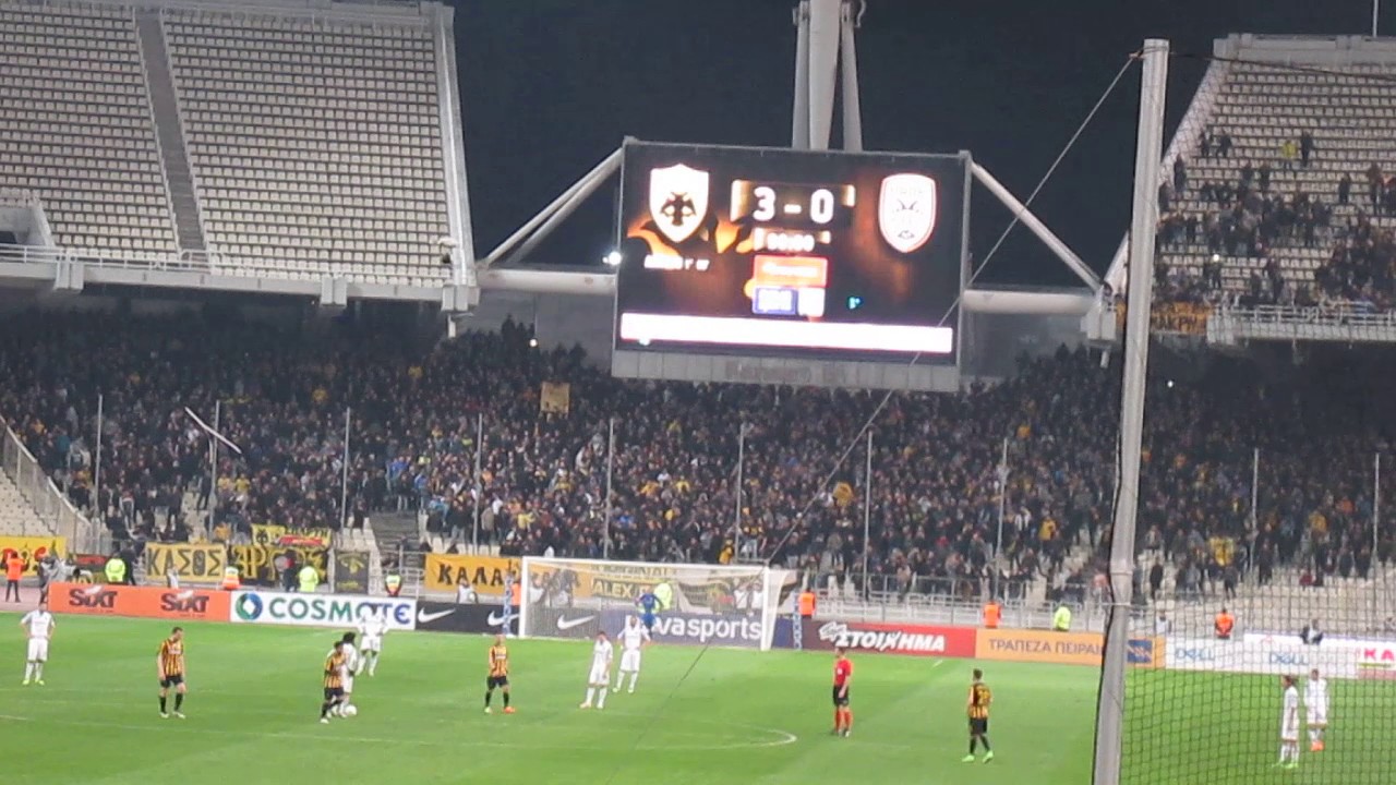 ΑΕΚ - ΠΑΟΚ 3-0 ΠΑΝΗΓΥΡΜΟΙ ΓΙΑ ΤΟ ΤΕΛΙΚΟ ΣΚΟΡ (12-3-17) - YouTube