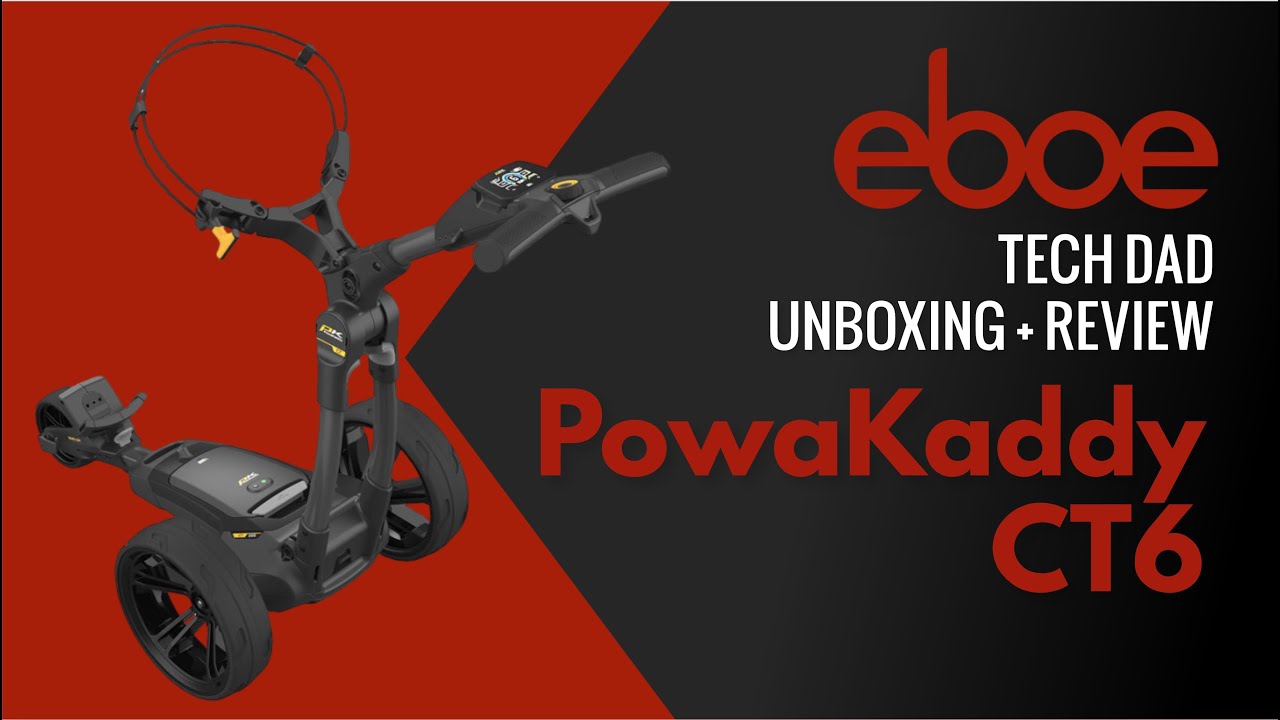 Dad Unboxes & Reviews PowaKaddy CT6 Golf Trolley | The Ultimate Golfing ...