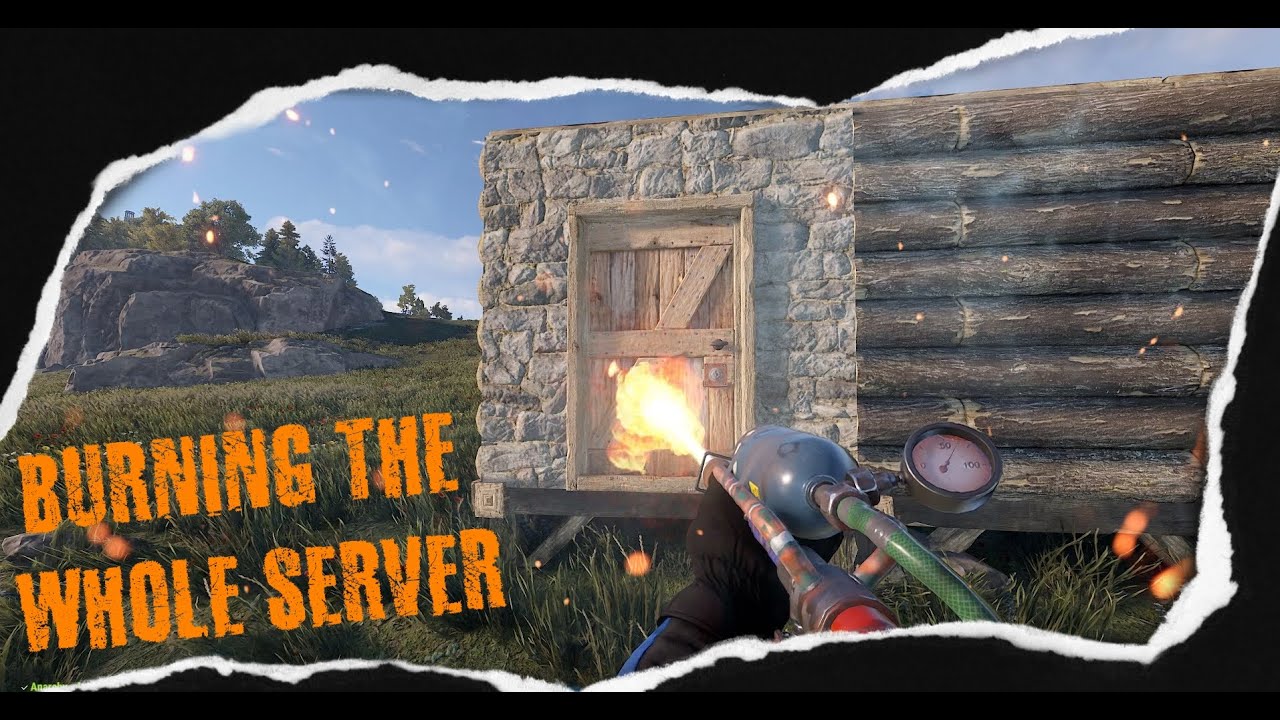 BURNING THE WHOLE SERVER - YouTube