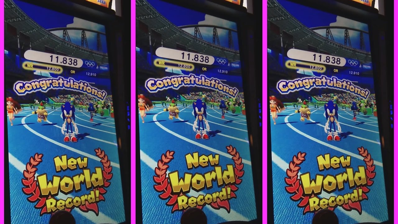 Mario & Sonic at the Rio Olympics Arcade Edition - 110m Hurdles New ...