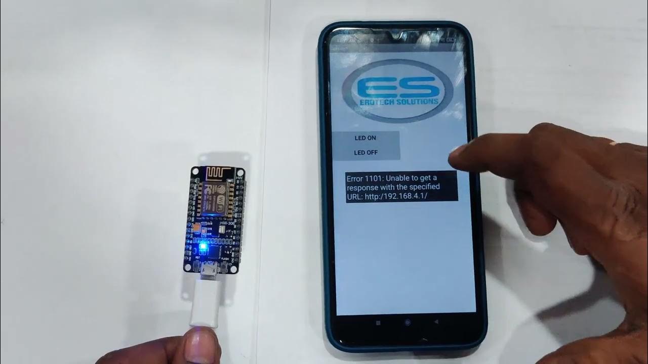 Node MCU- Access point mode- MIT APP inventor - YouTube