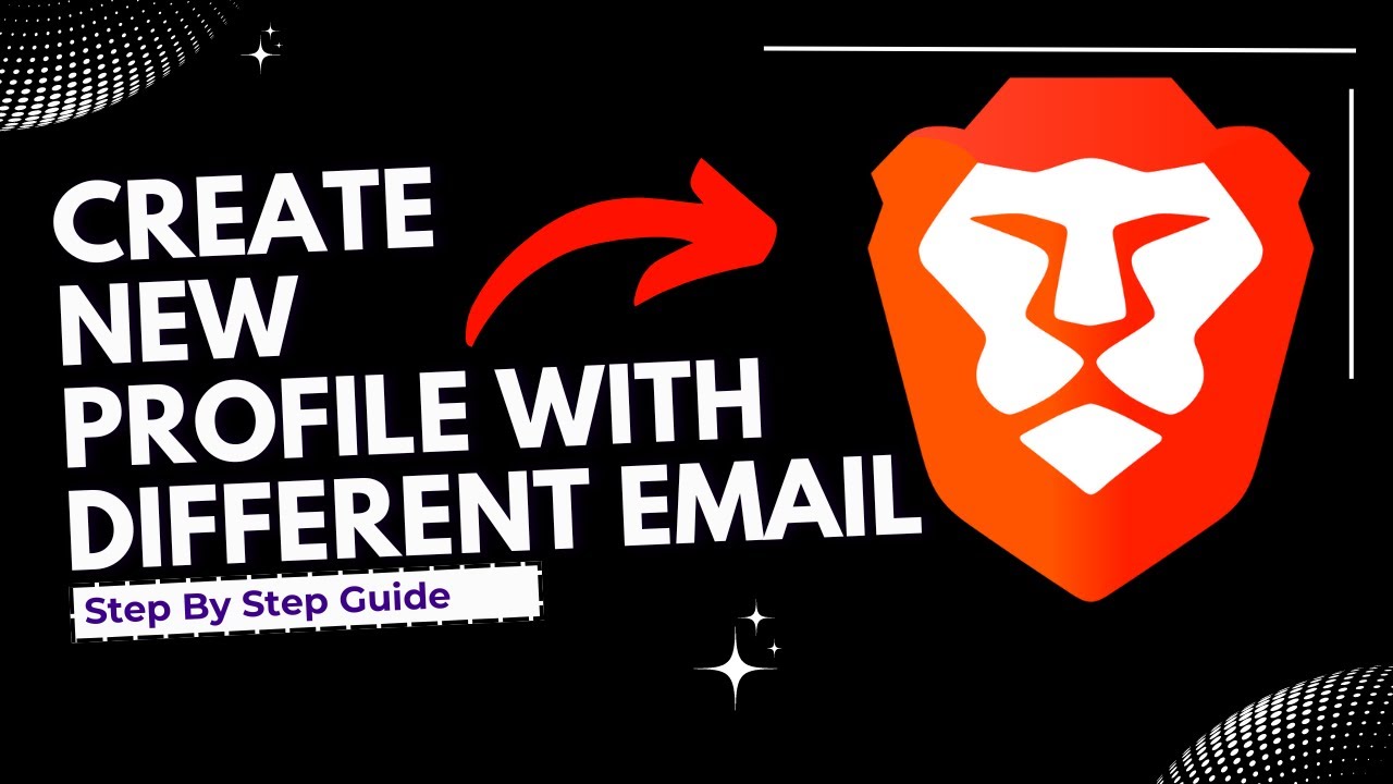 how to create a new profile with a different email in brave ｜Full Guide ...